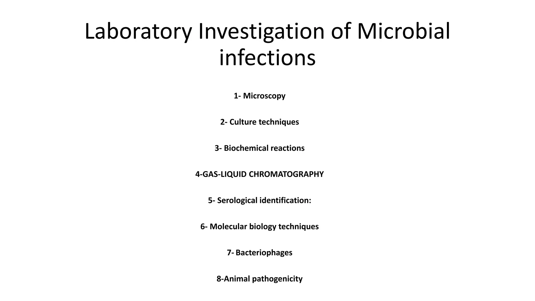 Principle laboratory diagnosis of infectious diseases | PPT