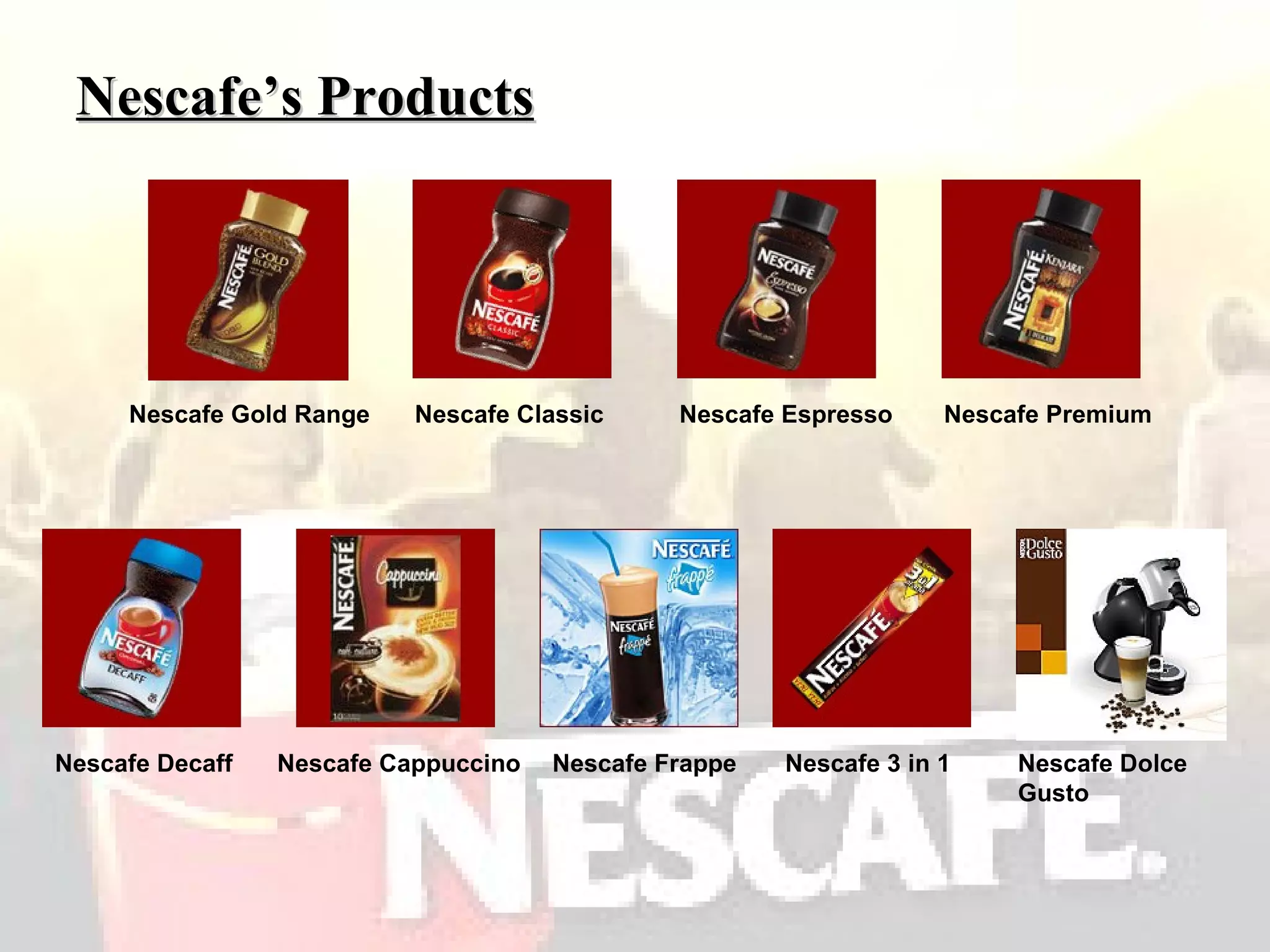 Principle marketing nescafe slides | PPT