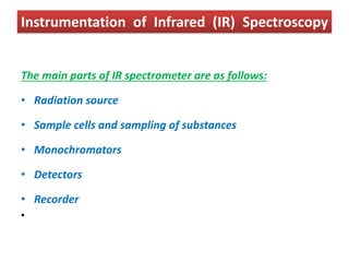 Principle & app and instrumentaton of IR | PDF | Chemistry | Science