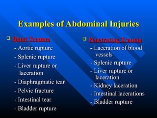Principle of abdom trauma the lect main.ppt