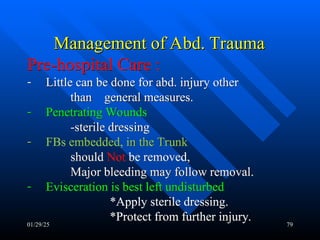 Principle of abdom trauma the lect main.ppt