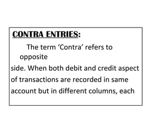 Principle Of Accounting Cash Book | PPT