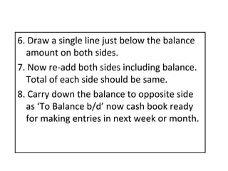 Principle Of Accounting Cash Book | PPT