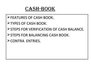 Principle Of Accounting Cash Book | PPT