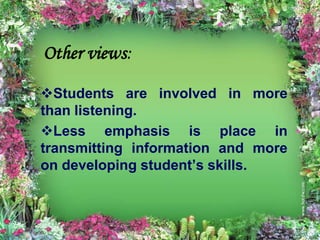 Principle of active involvement | PPTX