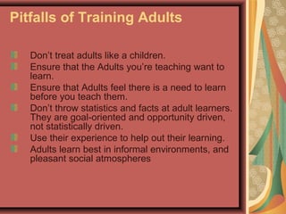 Principle of adult learning | PPT