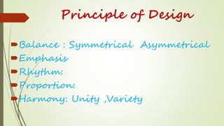 Principle of art | PPTX