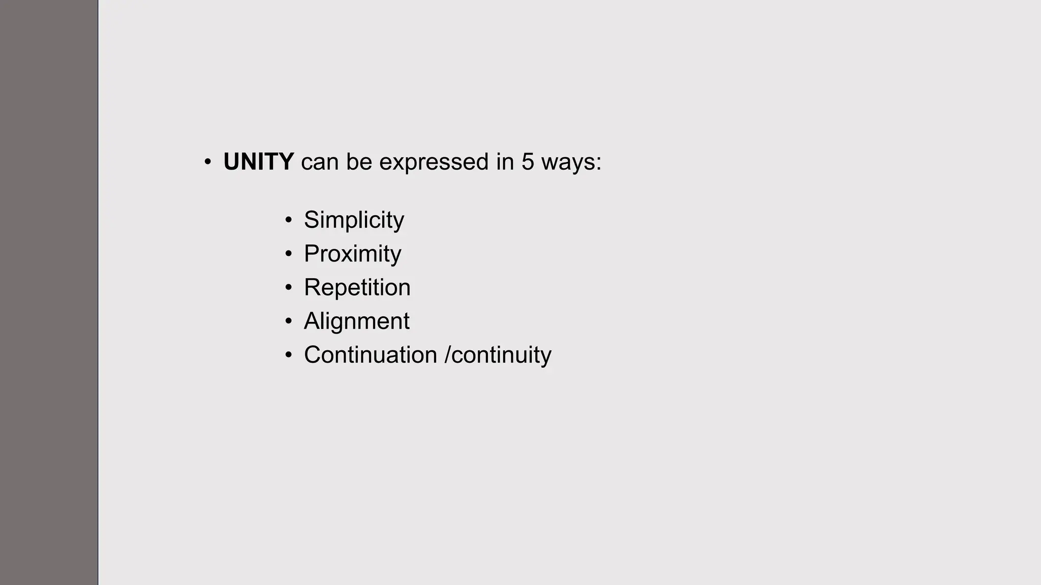 PRINCIPLE OF ART - UNITY.pptx