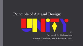 PRINCIPLE OF ART - UNITY.pptx