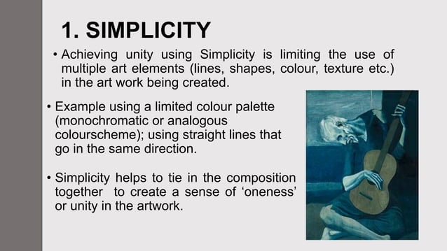 PRINCIPLE OF ART - UNITY.pptx | Painting | Arts and Crafts