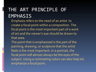 Principle of arts | PPT