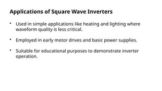 Principle Of A Single-phase VSI To Draw Its Power Circuit And Explain ...