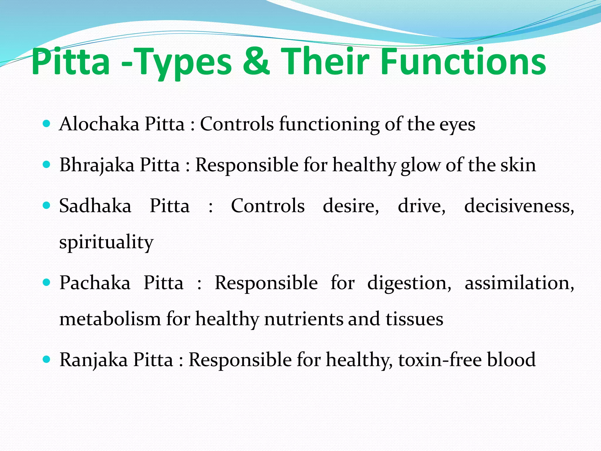 Principle of ayurveda | PPT