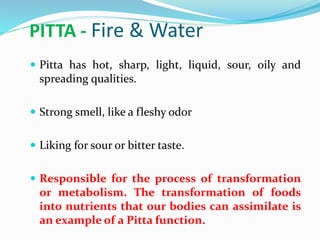 Principle of ayurveda | PPT