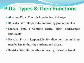 Principle of ayurveda | PPT