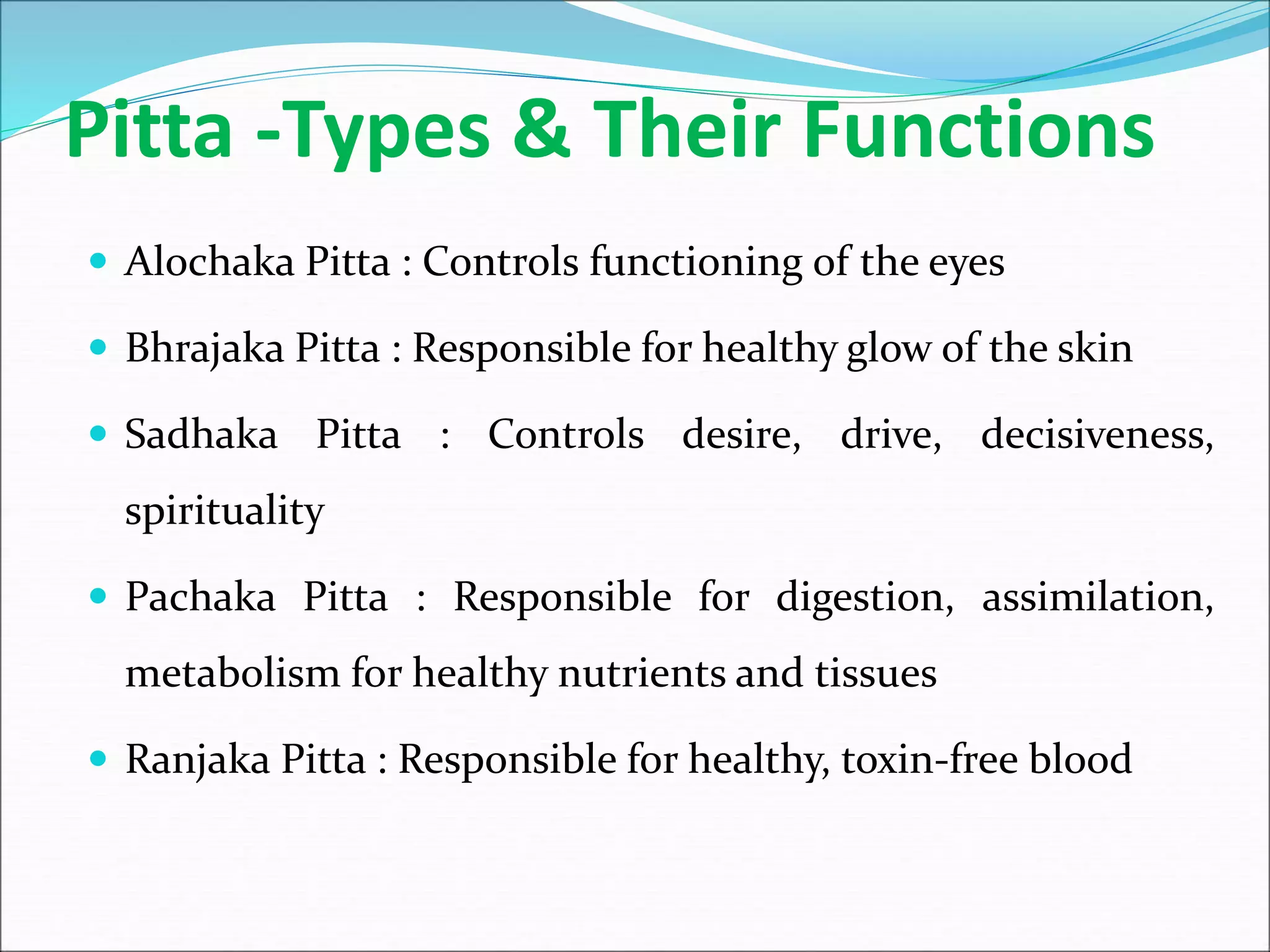 Principle of ayurveda | PPT