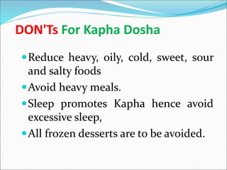 Principle of ayurveda | PPT