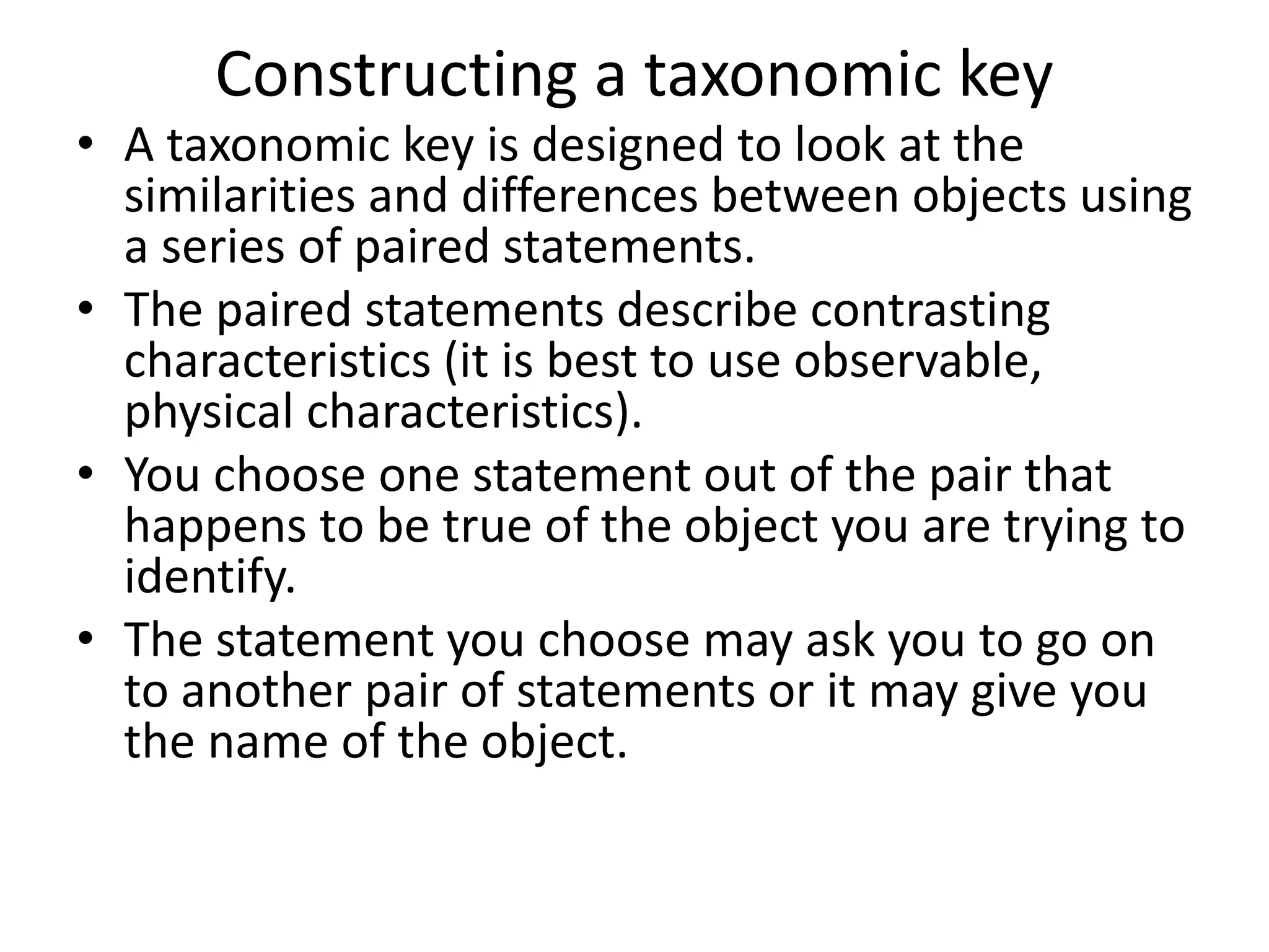 Principle of classification of living things | PPTX