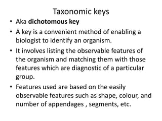 Principle of classification of living things | PPTX