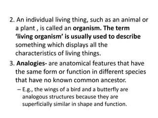 Principle of classification of living things | PPTX
