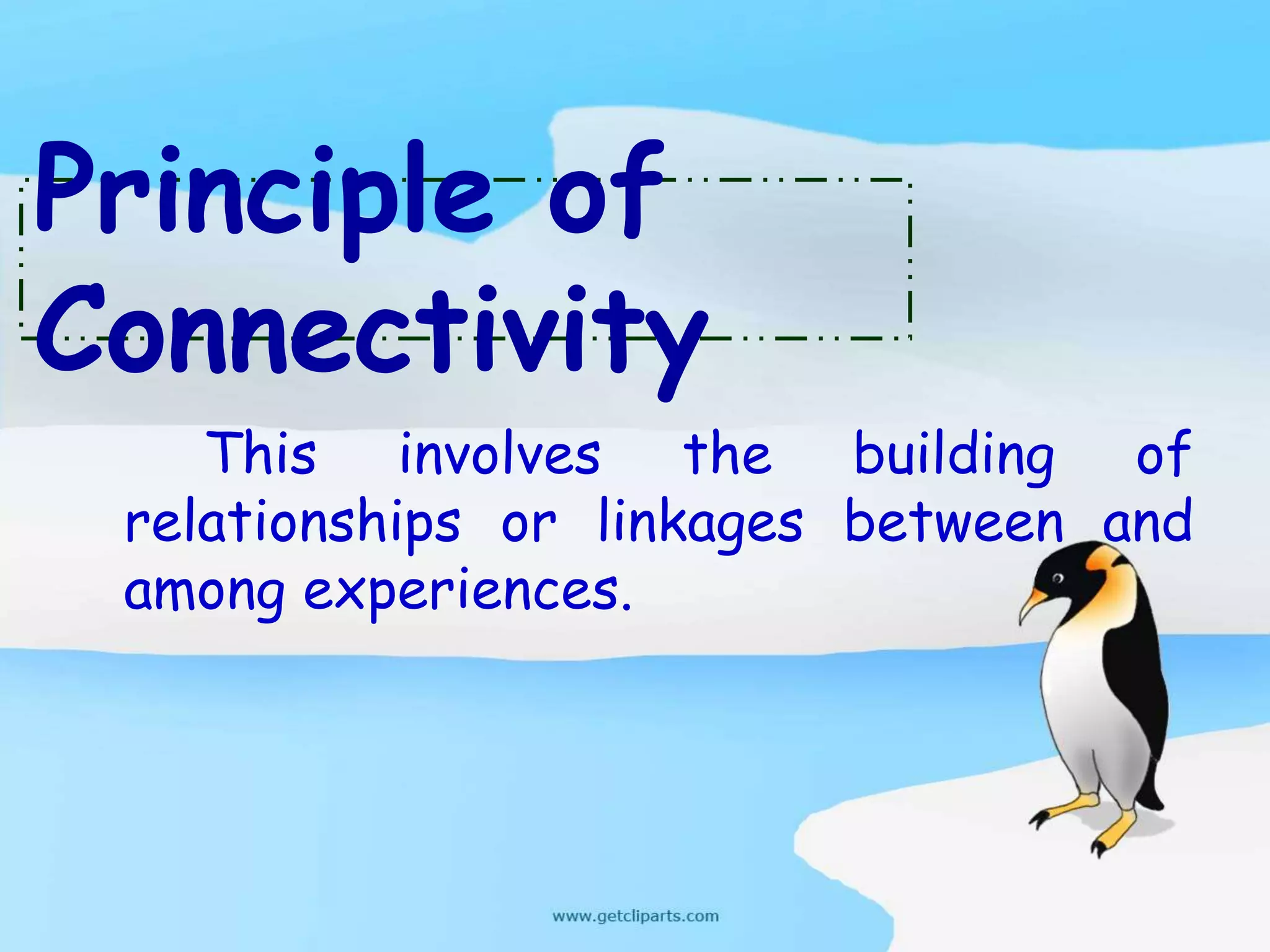 Principle of connectivity | PPTX