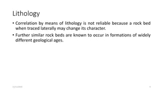 Principle of correlation and fossils | PPTX