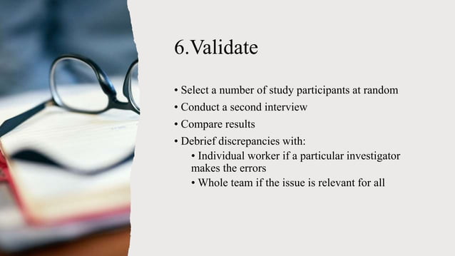 Principles of data collection.pptx | Infectious Diseases | Diseases and ...