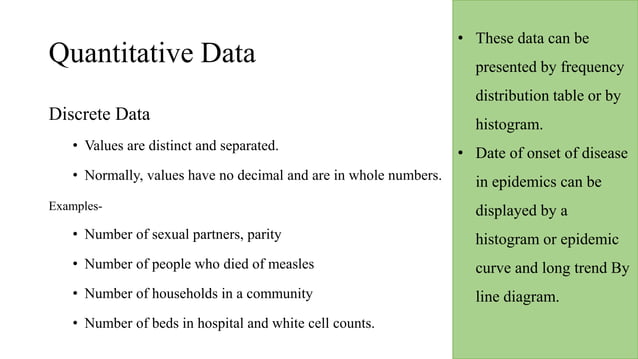 Principles of data collection.pptx | Infectious Diseases | Diseases and ...