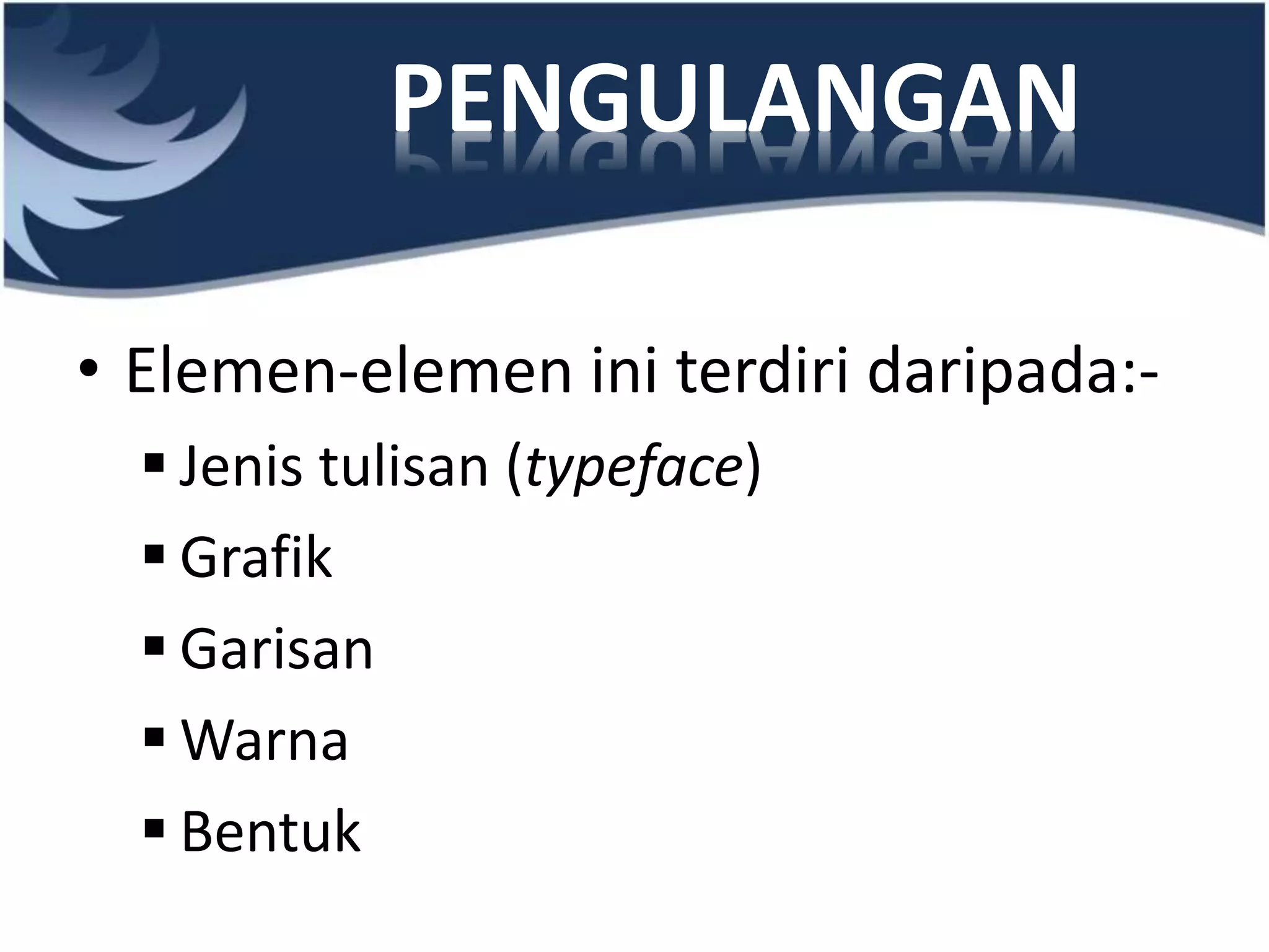 Principle of design (pengulangan) | PPTX