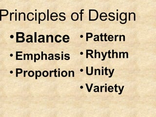 Principle of designs | PPT