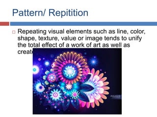 Principle of design used in the graphic arts | PPTX