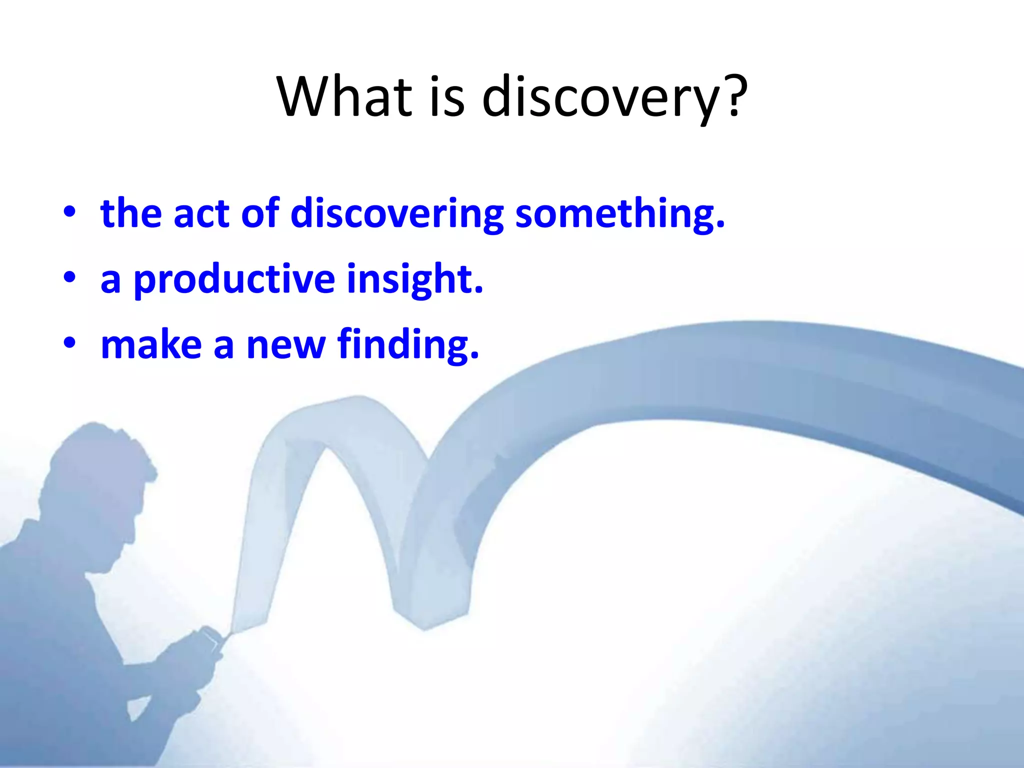 Principle of discovery | PPTX