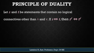 Discrete Mathematical Structures - Fundamentals of Logic - Principle of ...