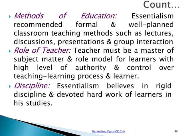 Principle of Education and Teaching Prosess | PPT