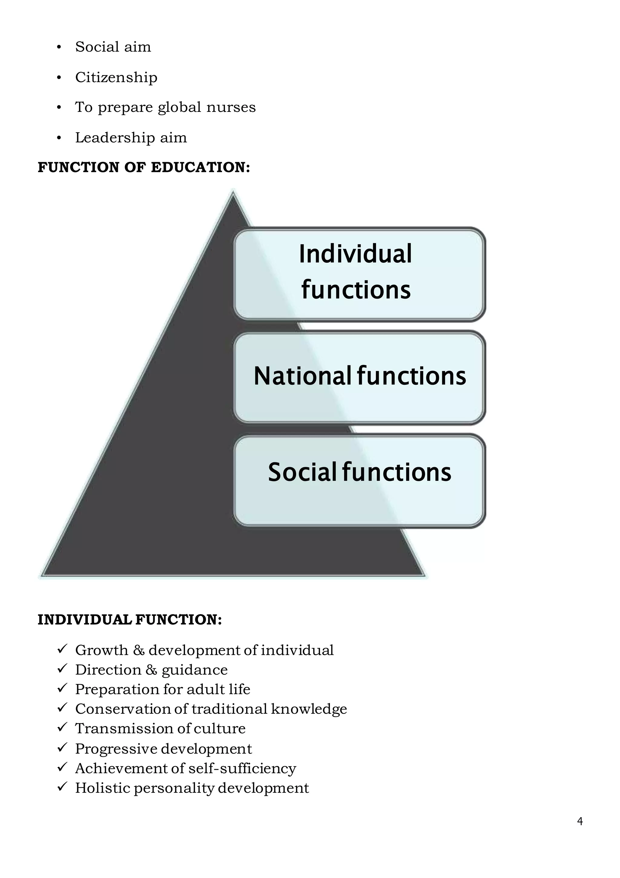 Principle of Education & Teaching | PDF