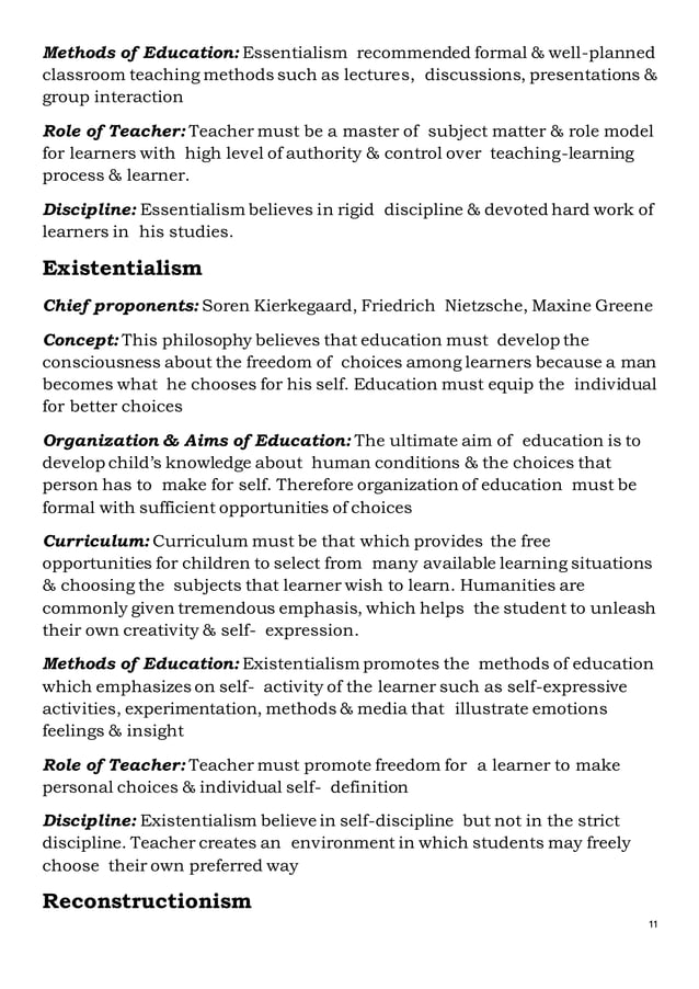 Principle of Education & Teaching | DOCX | Education