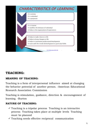 Principle of Education & Teaching | DOCX