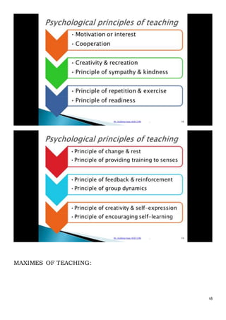 Principle of Education & Teaching | DOCX