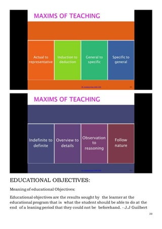 Principle of Education & Teaching | DOCX