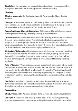 Principle of Education & Teaching | DOCX