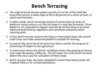Principle of erosion control- Introduction to contouring,strip cropping ...