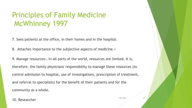 Principle of family medicine | PPTX