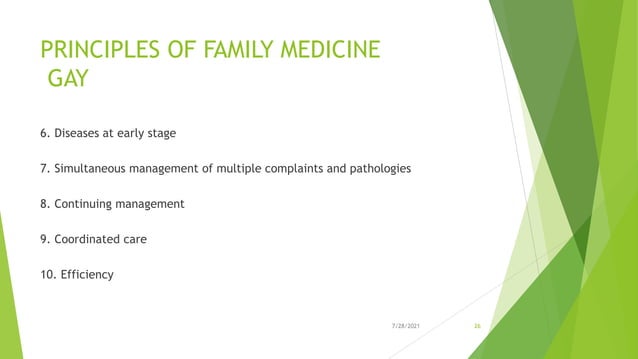Principle of family medicine | PPTX