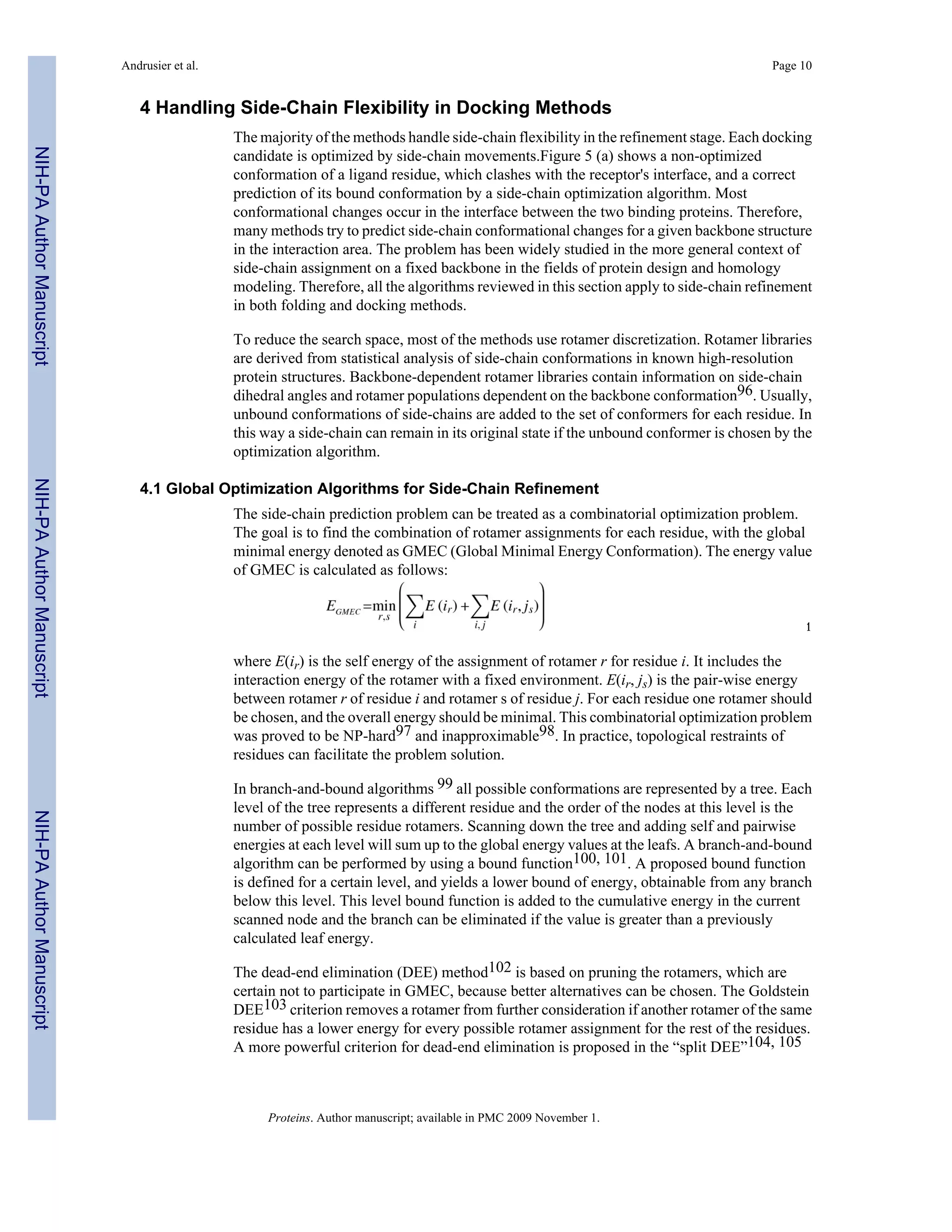 Principle of flexible docking | PDF