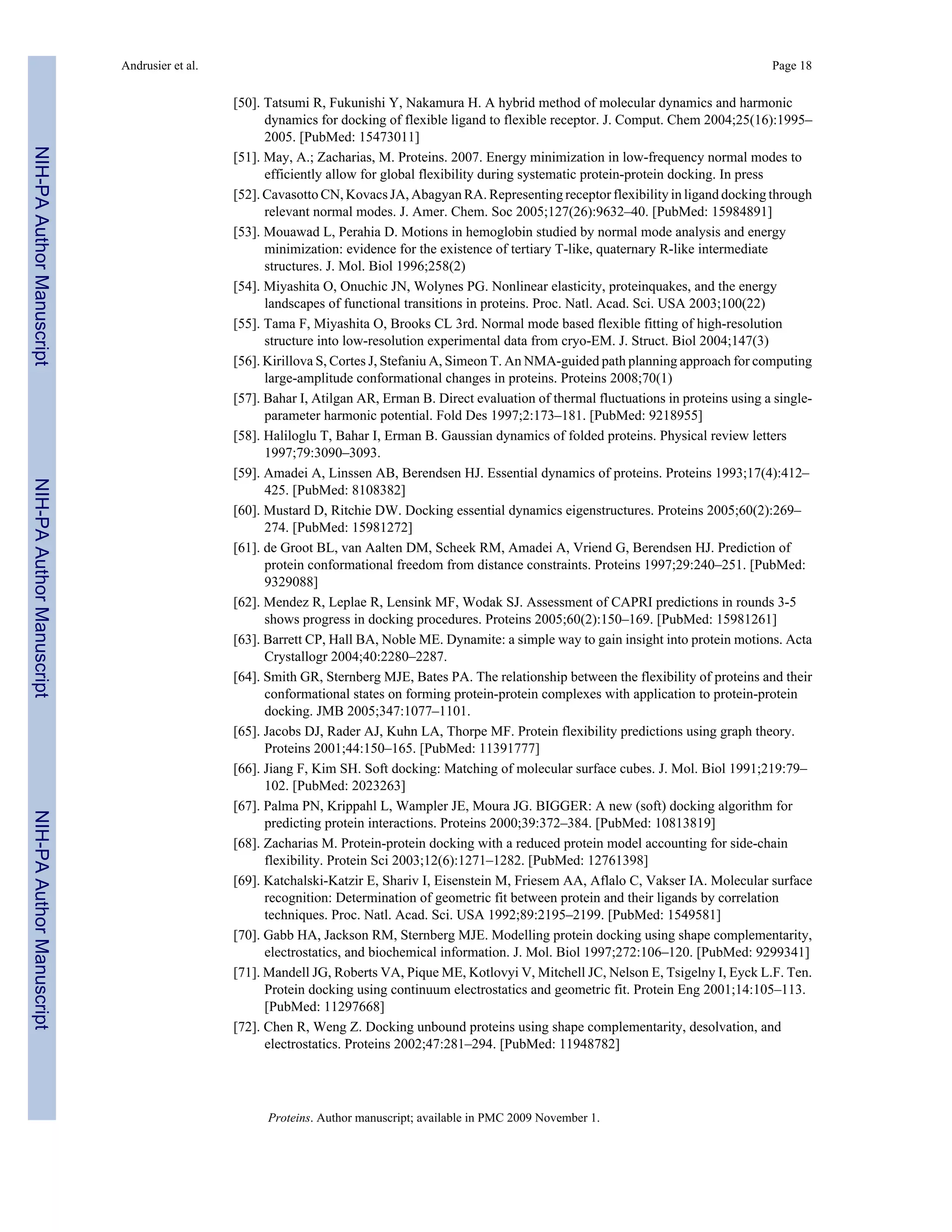 Principle of flexible docking | PDF