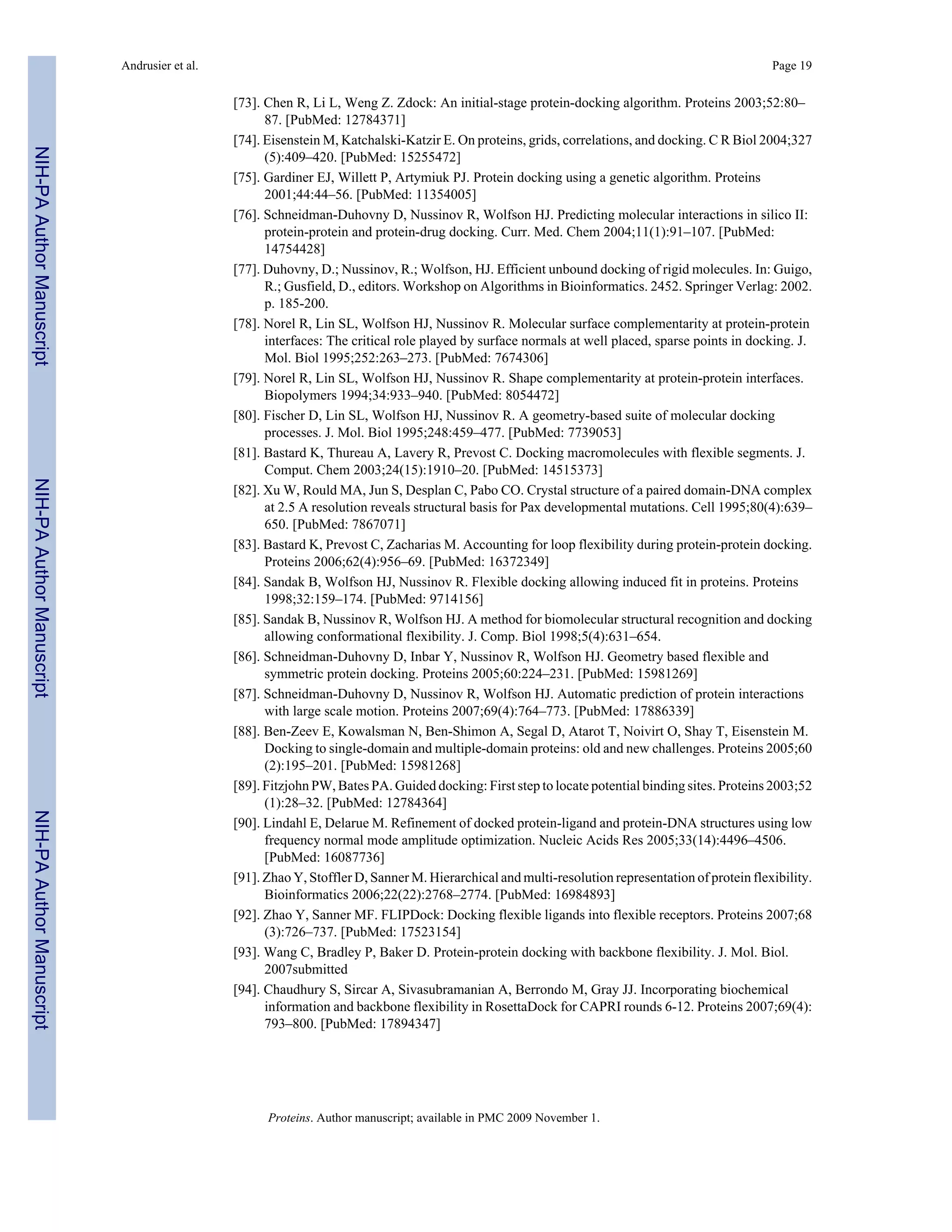 Principle of flexible docking | PDF