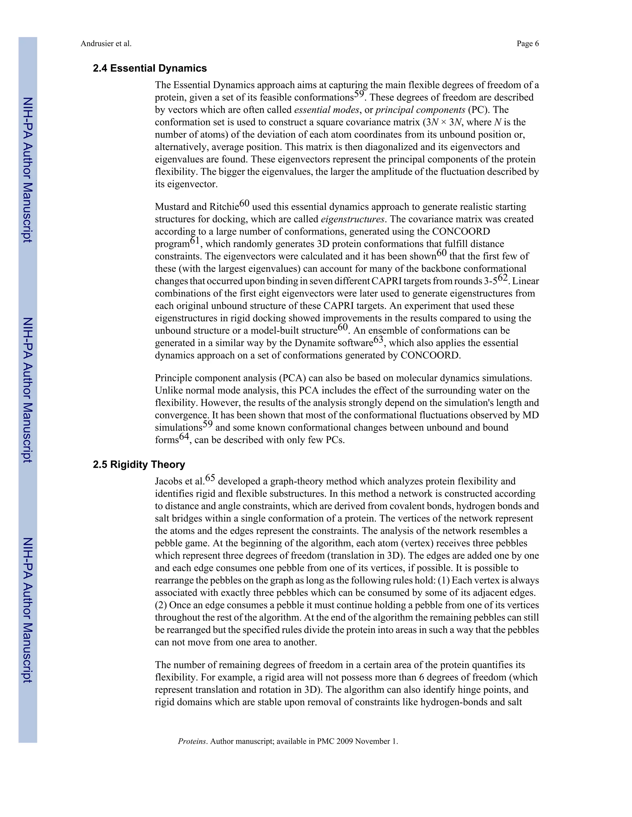 Principle of flexible docking | PDF