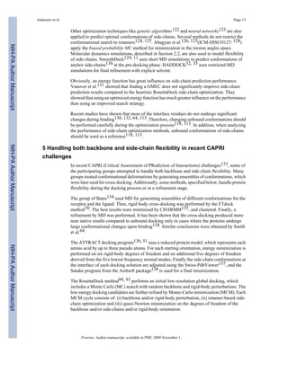 Principle of flexible docking | PDF