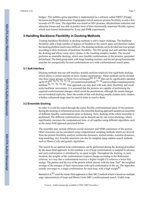 Principle of flexible docking | PDF