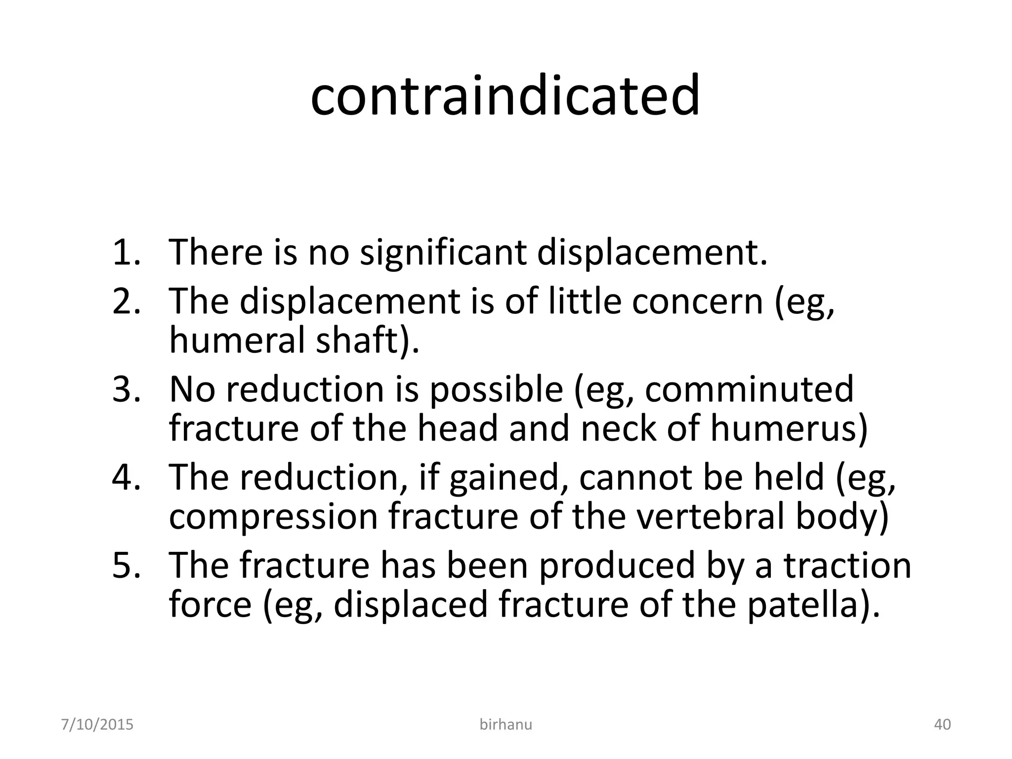 Principle of fracture managment | PPTX